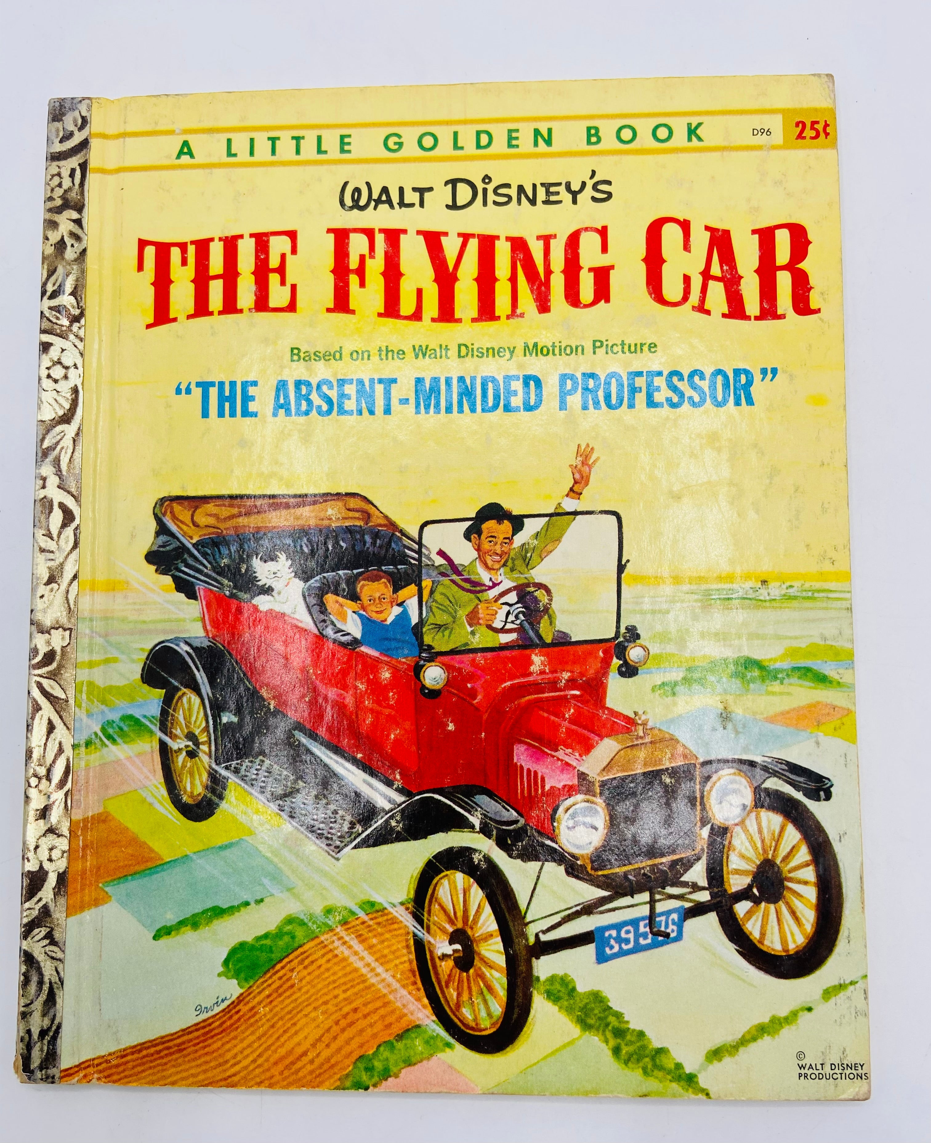 The Flying Car Vintage Little Golden Book First Edition