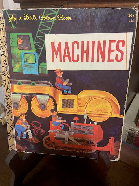 Machines Little Golden Book Vintage